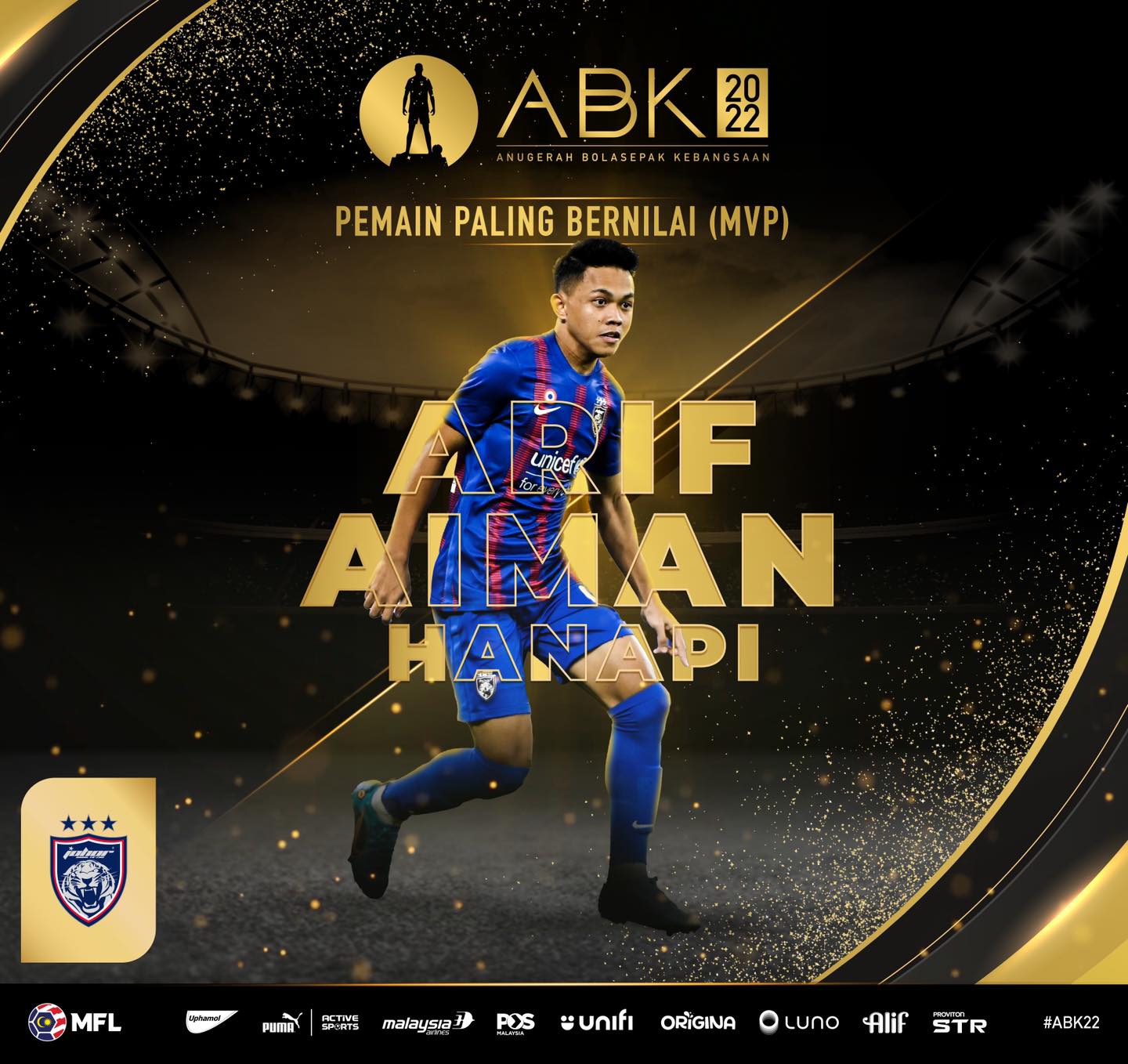 Arif Aiman pertahan status MVP di ABK 2022