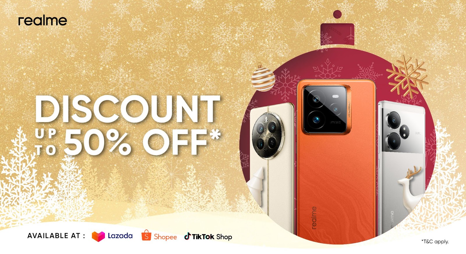 Promo 12.12 Realme: Diskaun sehingga 50% untuk Realme GT 3, C67 & 12 Pro+