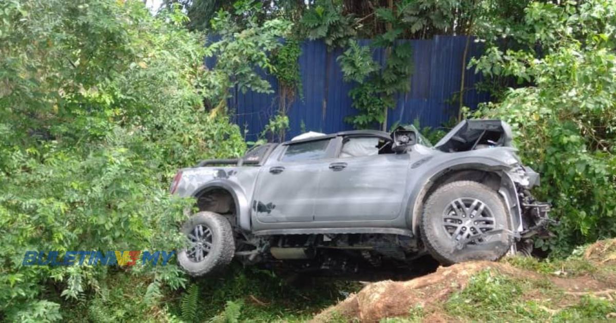 3 maut, seorang parah, 4WD rempuh pokok